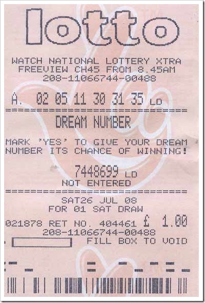 losing the lotto
